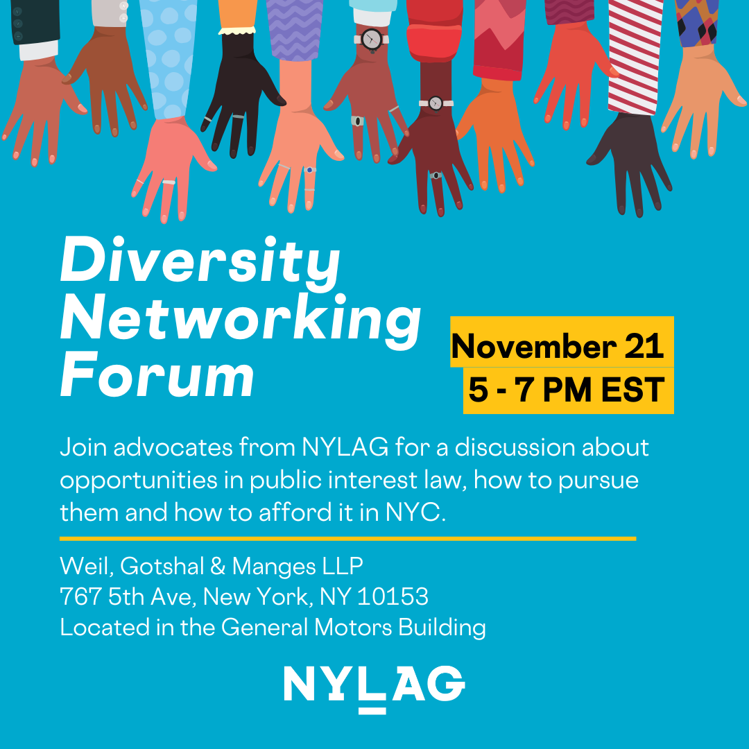 Invitation to NYLAG Diversity Networking Forum – The DOCKET